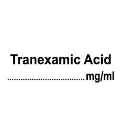 LABELS SYRINGE MEDILABEL TRANEXAMIC ACID X400 | My Website